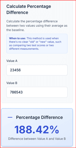 Percent Change vs. Percentage Difference: Which Formula Should You Use ...